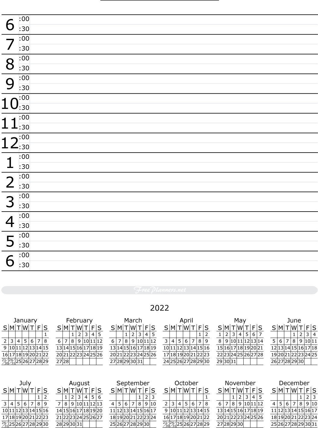 2022 and 2023 Monthly Calendars - Monthly Calendar Planner - Free Planners