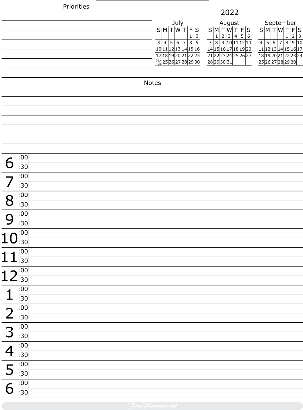 2022 and 2023 Monthly Calendars - Monthly Calendar Planner - Free Planners